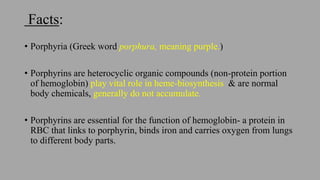Porphyria | PPTX