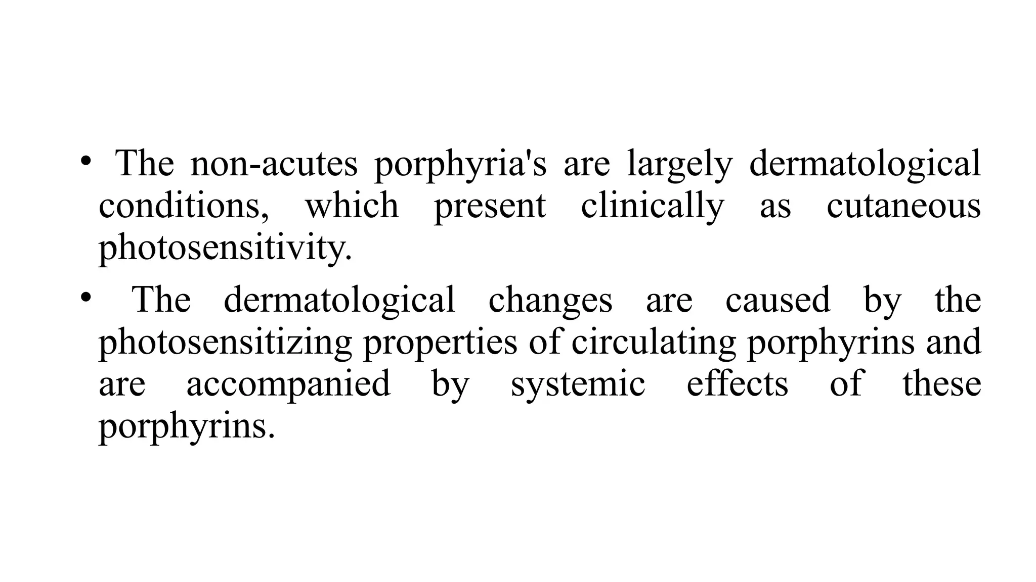 porphyria - Different types, clinical diagnosis | PPTX