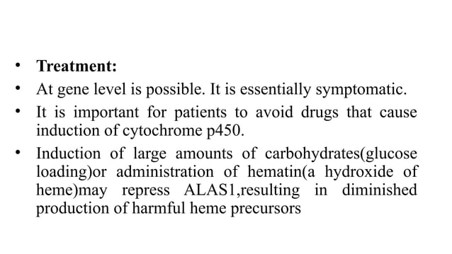 porphyria - Different types, clinical diagnosis | PPT