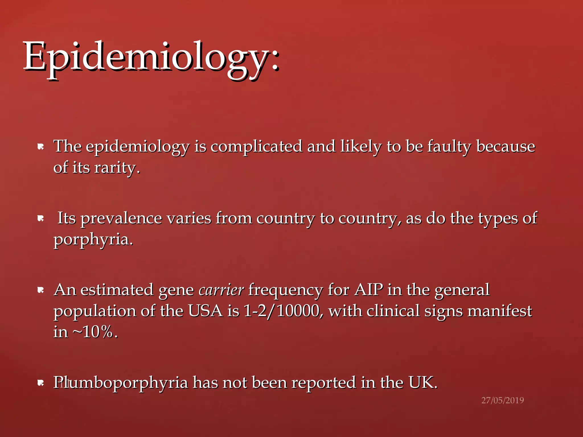 Porphyria | PPT