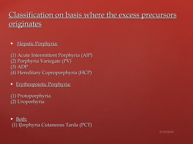 Porphyria | PPT
