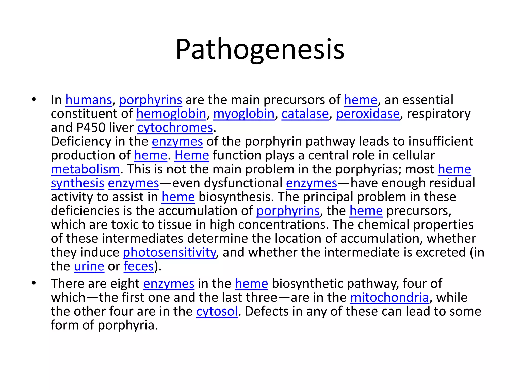 Porphyria the vampire disease | PPTX