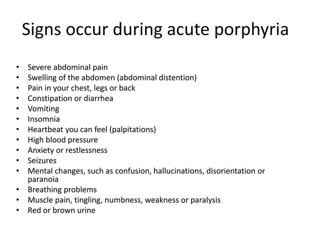 Porphyria the vampire disease | PPTX | Skin and Dermatology | Diseases ...