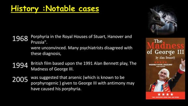 Porphyria - the vampire disease | PPTX