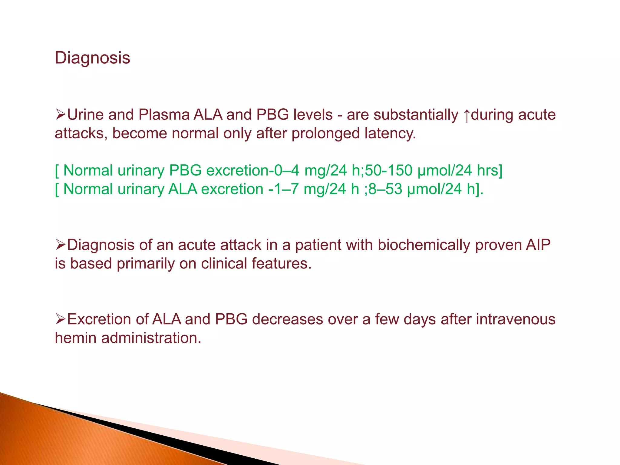 Porphyrias and lab diagnosis | PPTX