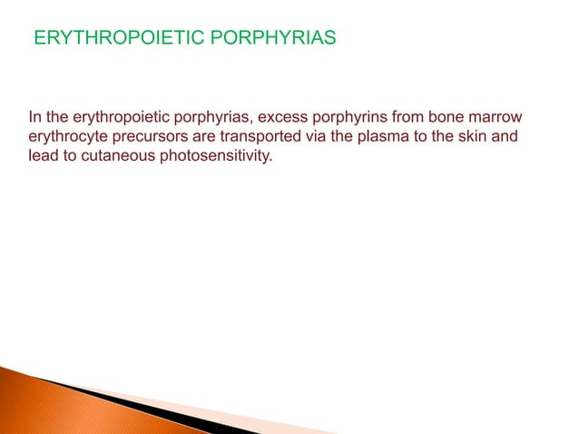 Porphyrias and lab diagnosis | PPTX