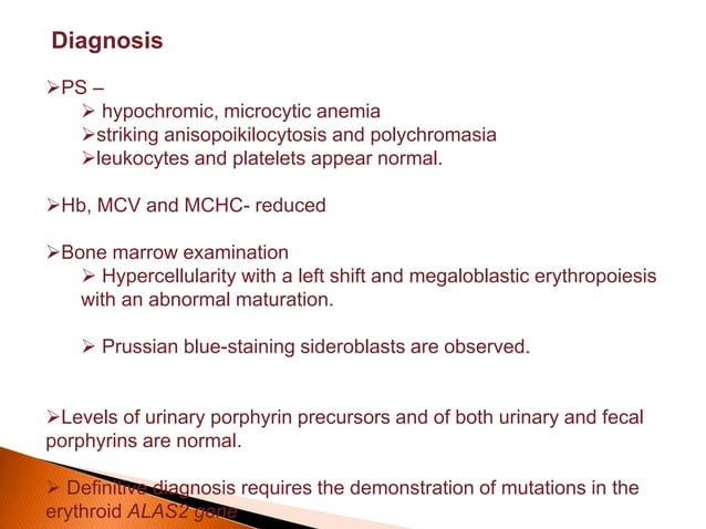 Porphyrias and lab diagnosis | PPTX