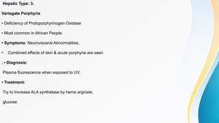 porphyrin is completly explained in presentation | PPT | Free Download