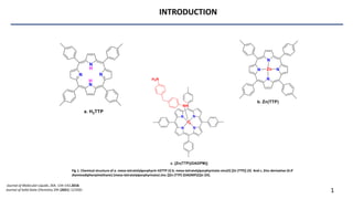 Porphyrin computational ppt | PPT