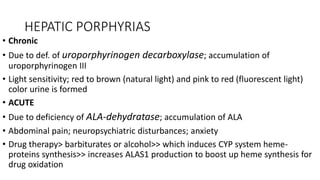 Porphyrin Metabolism | PPTX