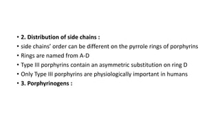 Porphyrin Metabolism | PPT
