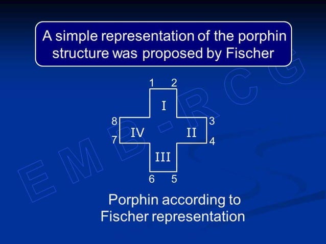Porphyrins, haemoglobin and bilirubin | PPTX | Genetics | Science