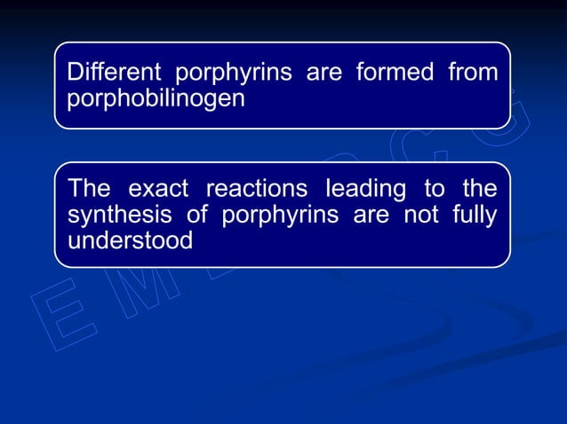 Porphyrins, haemoglobin and bilirubin | PPTX | Genetics | Science