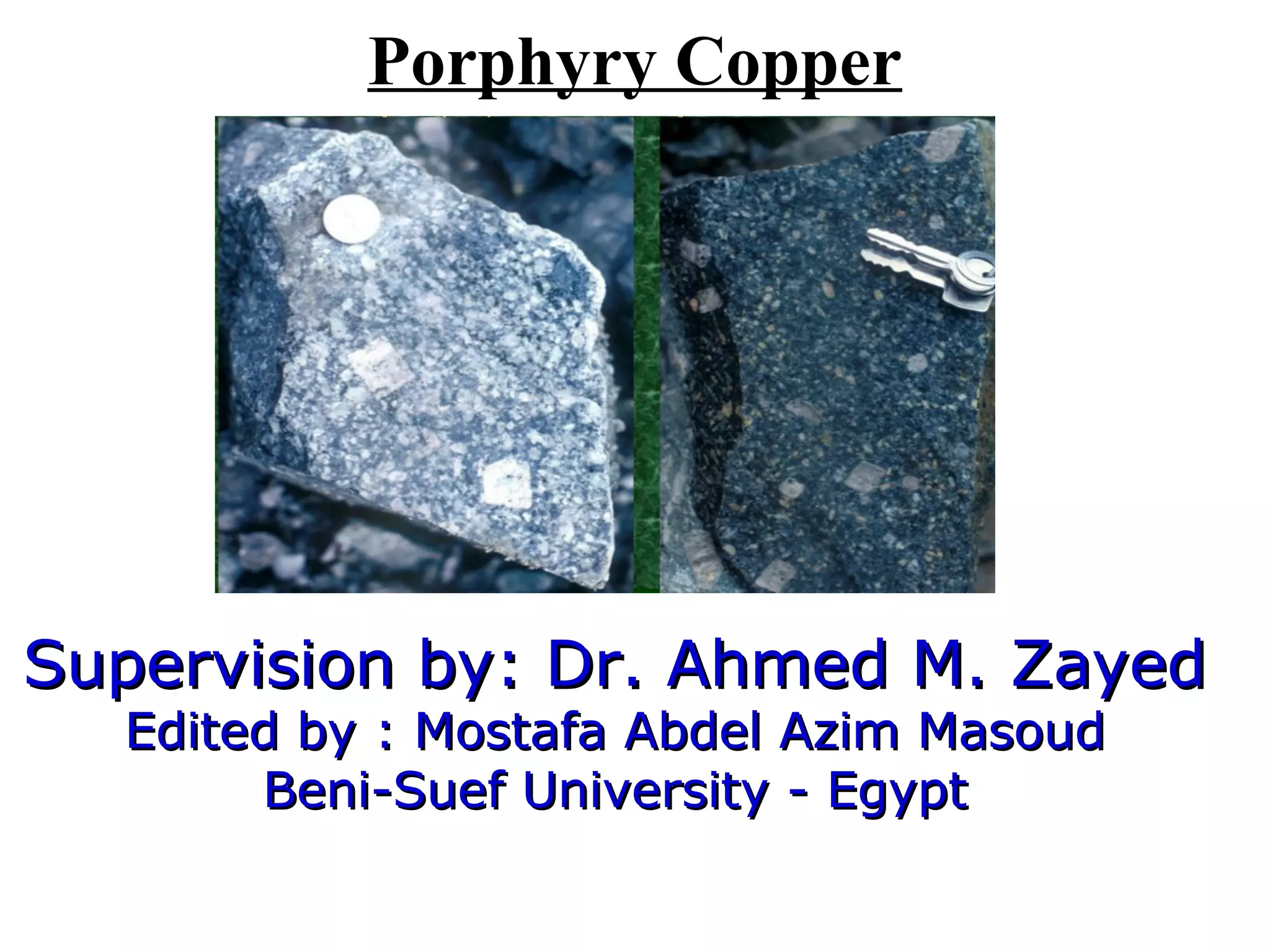 Porphyry copper deposits | PPT