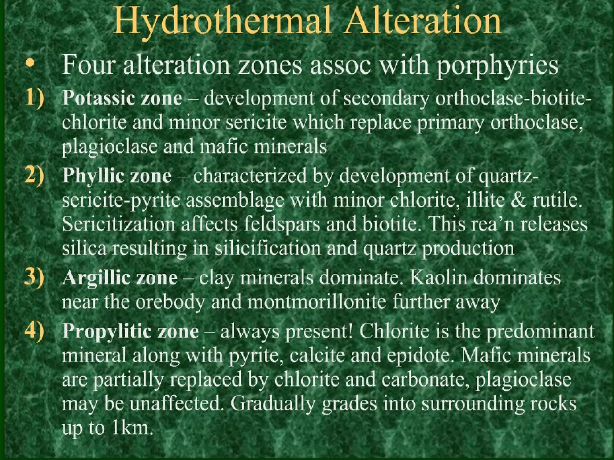 Porphyry copper deposits | PPT