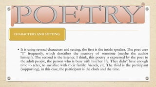 How to identify puisi for example identify of poetry | PPTX