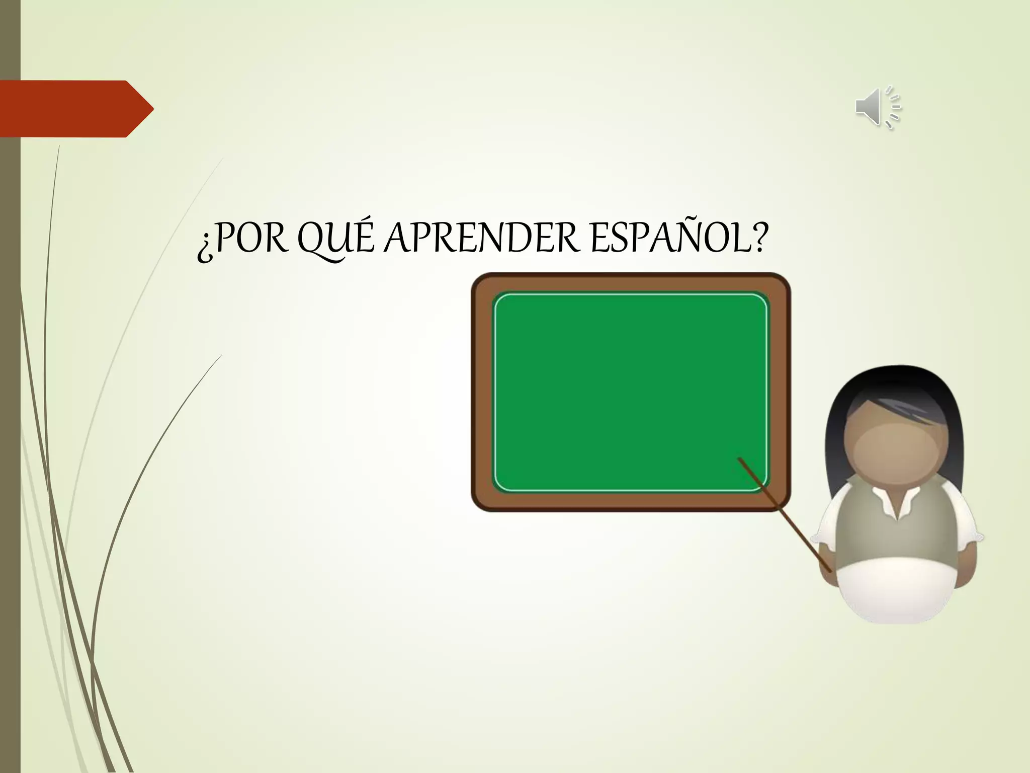 ¿Por qué aprender español? | PPTX