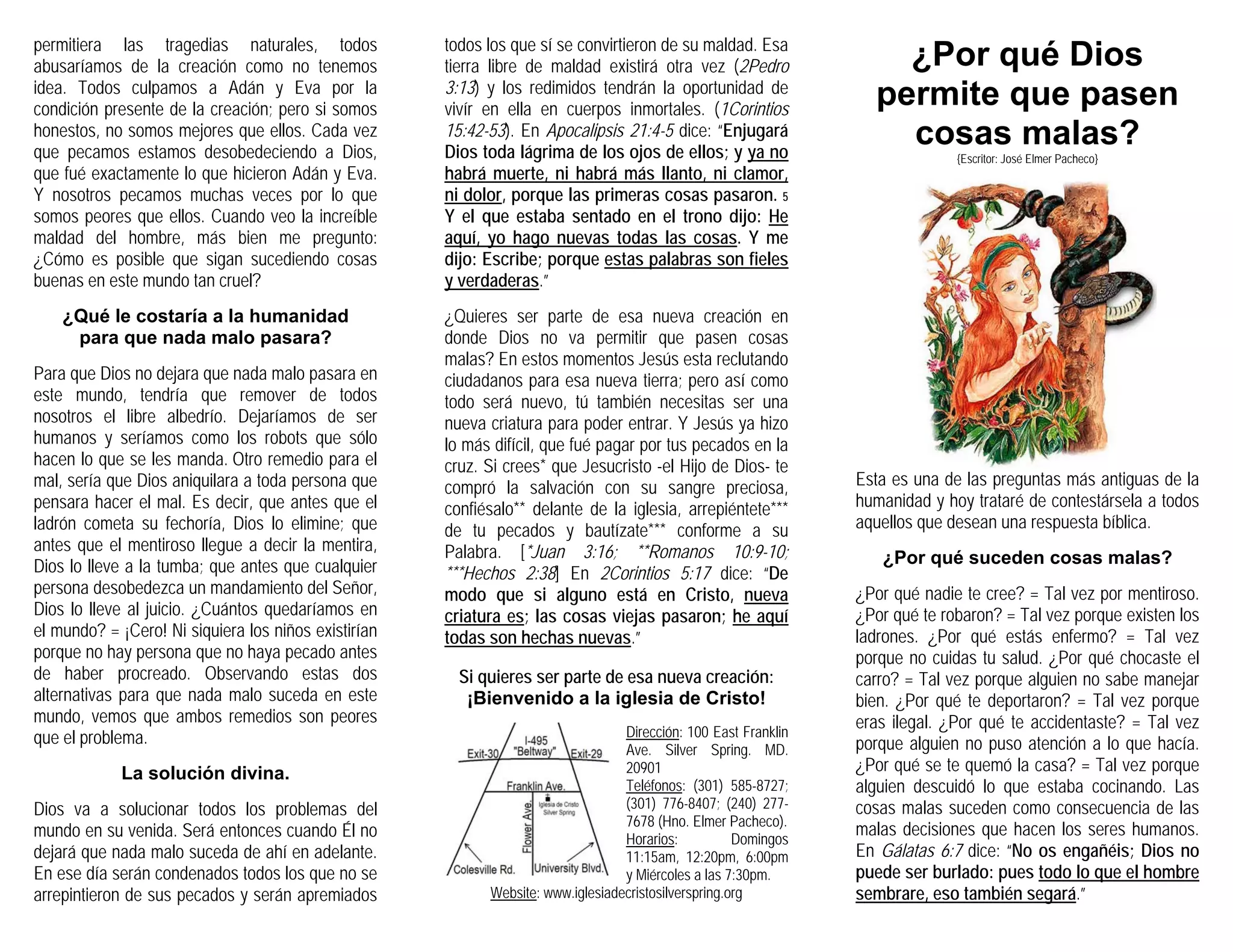 Por que Dios permite que pasen cosas malas | PDF