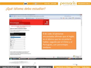 Por Que Estudiar Idiomas By Pensaris Corporate Training | PPT
