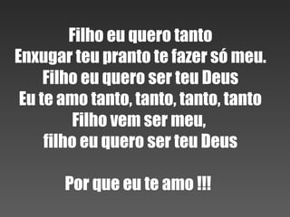 Eu Te Amo Tanto | PPT