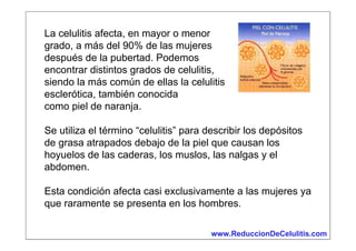 Por que sale la celulitis | PDF