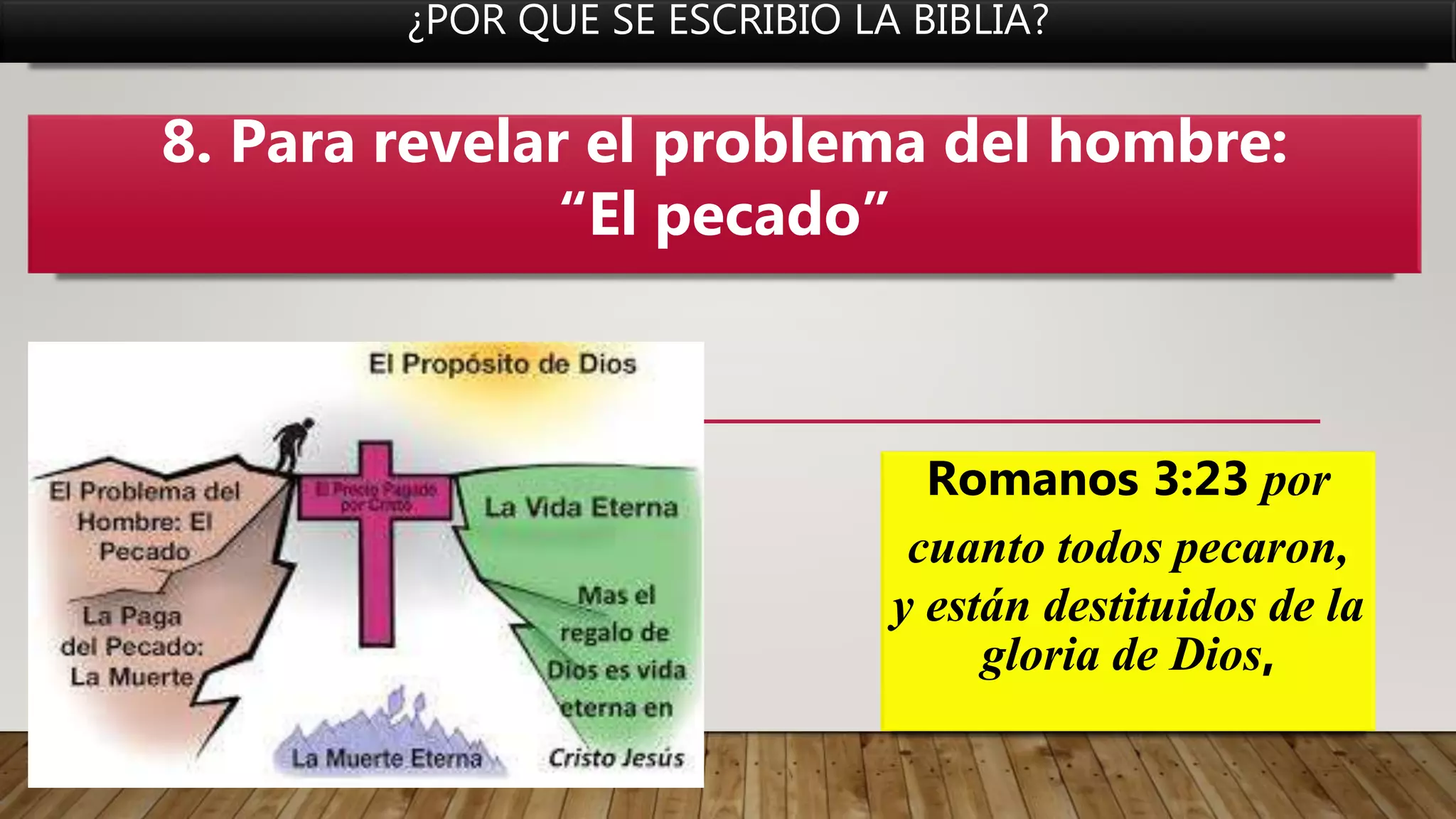 Por que se escribio la biblia | PPT