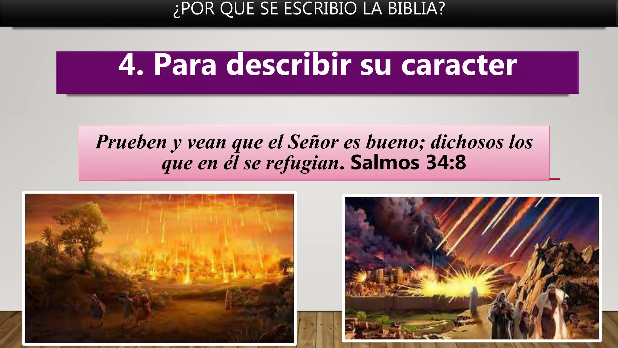 Por que se escribio la biblia | PPT