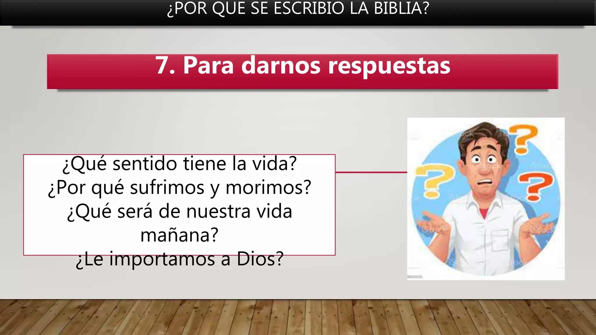 Por que se escribio la biblia | PPT