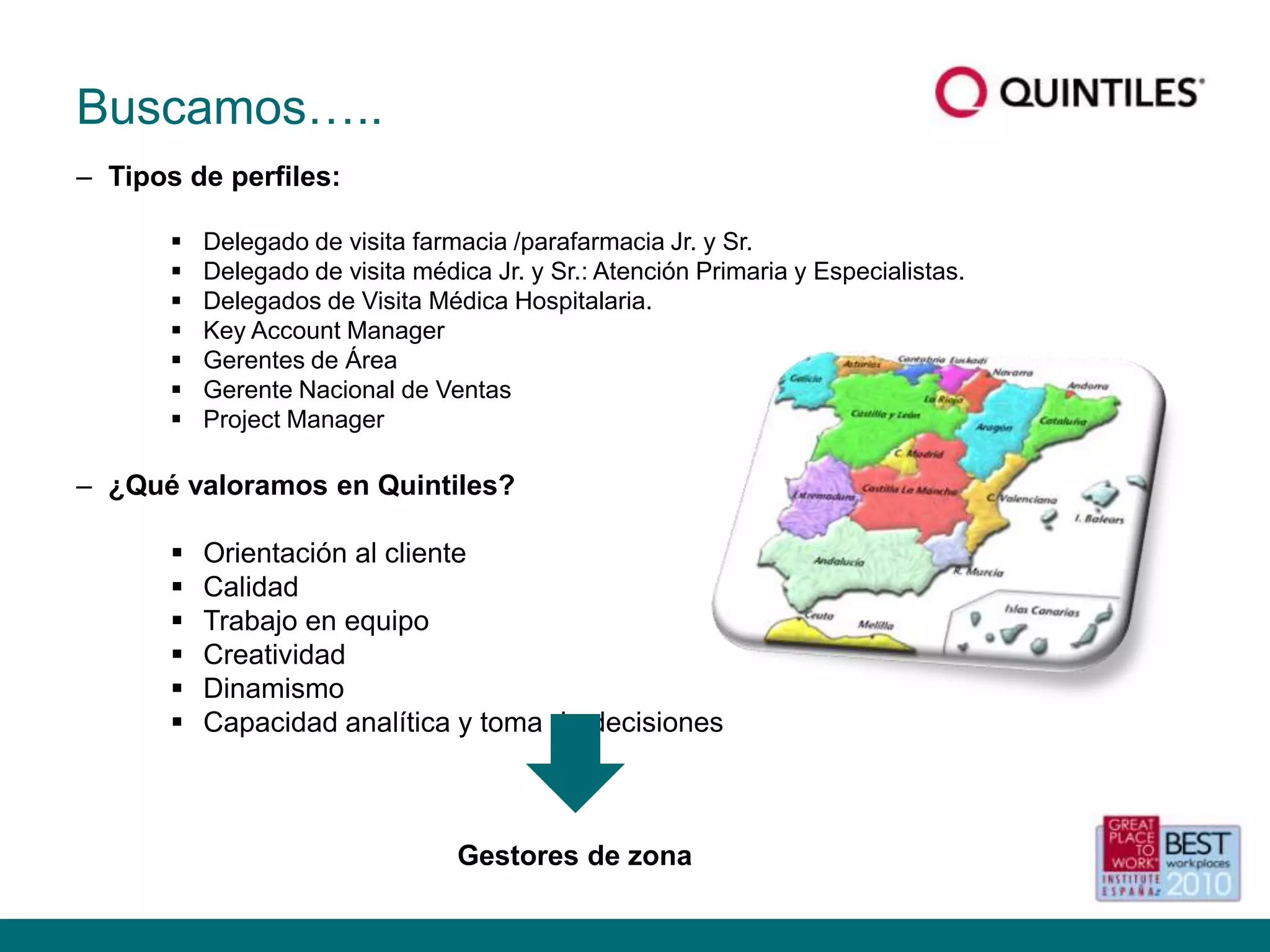 Por Que Trabajar En Quintiles | PPT