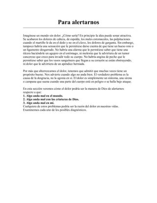 Porque Un Dios Bueno Permite El Sufrimiento | PDF