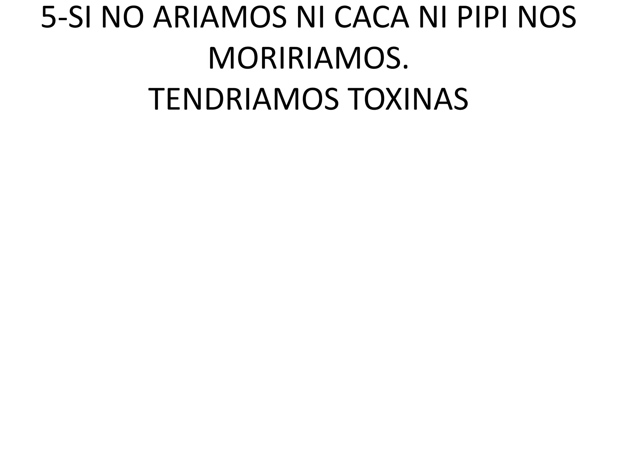 Por qué hacemos caca | PPT