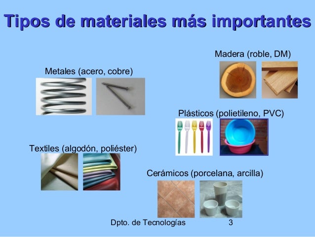 Por qué usamos los materiales 2º eso