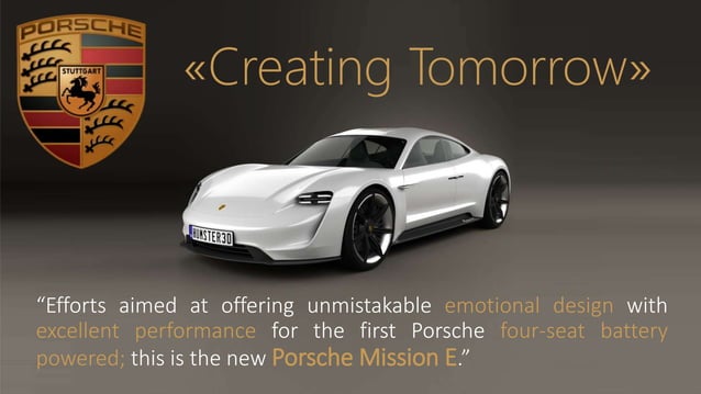 Porsche mission e project _ final presentation | PPTX | Automotive ...