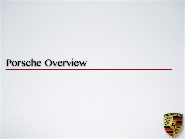 Porsche Strategic Marketing Analysis | PDF | Automotive Industry ...