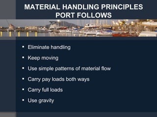 Material Handling in Port | PPT