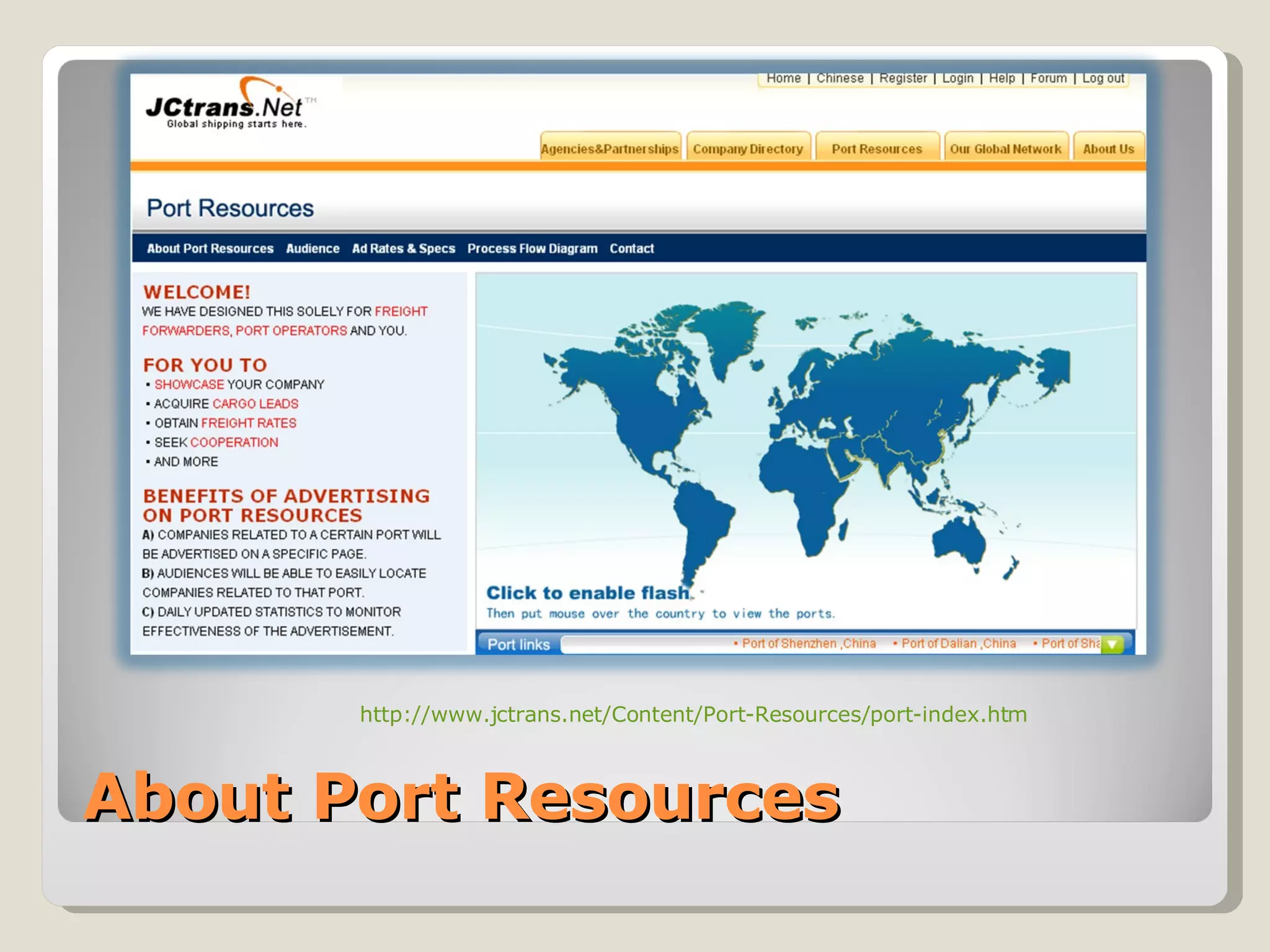 Port Resources | PPT