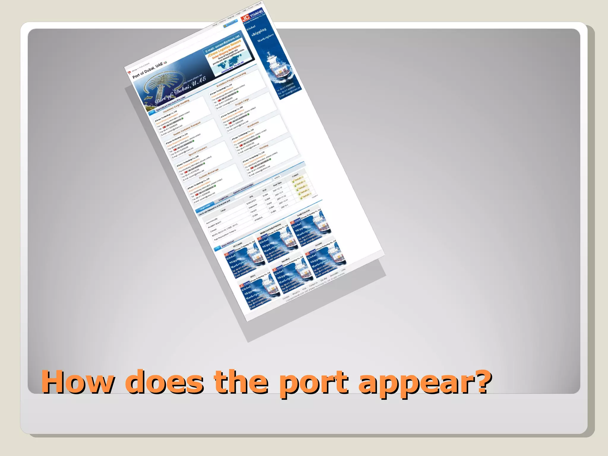 Port Resources | PPT