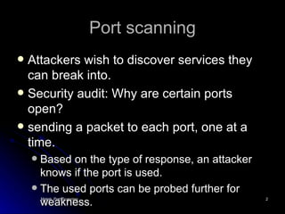 Port Scanning | PPT