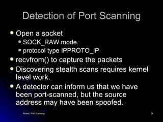 Port Scanning | PPT
