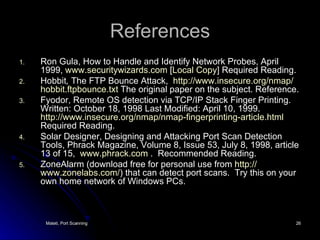 Port Scanning | PPT
