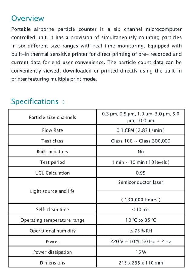 Portable Airborne Particle Counter Pdf