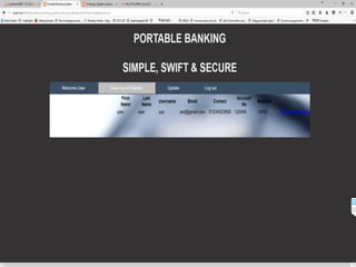 Portable Banking System | PPT