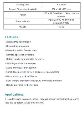 Portable-Explosives-Drug-Detector | PDF