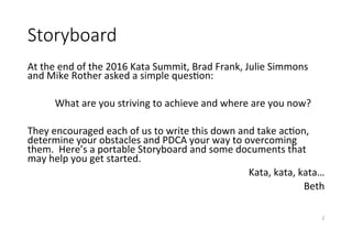 Portable kata storyboard | PDF