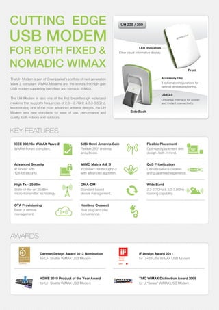 Portable wimax modem | PDF