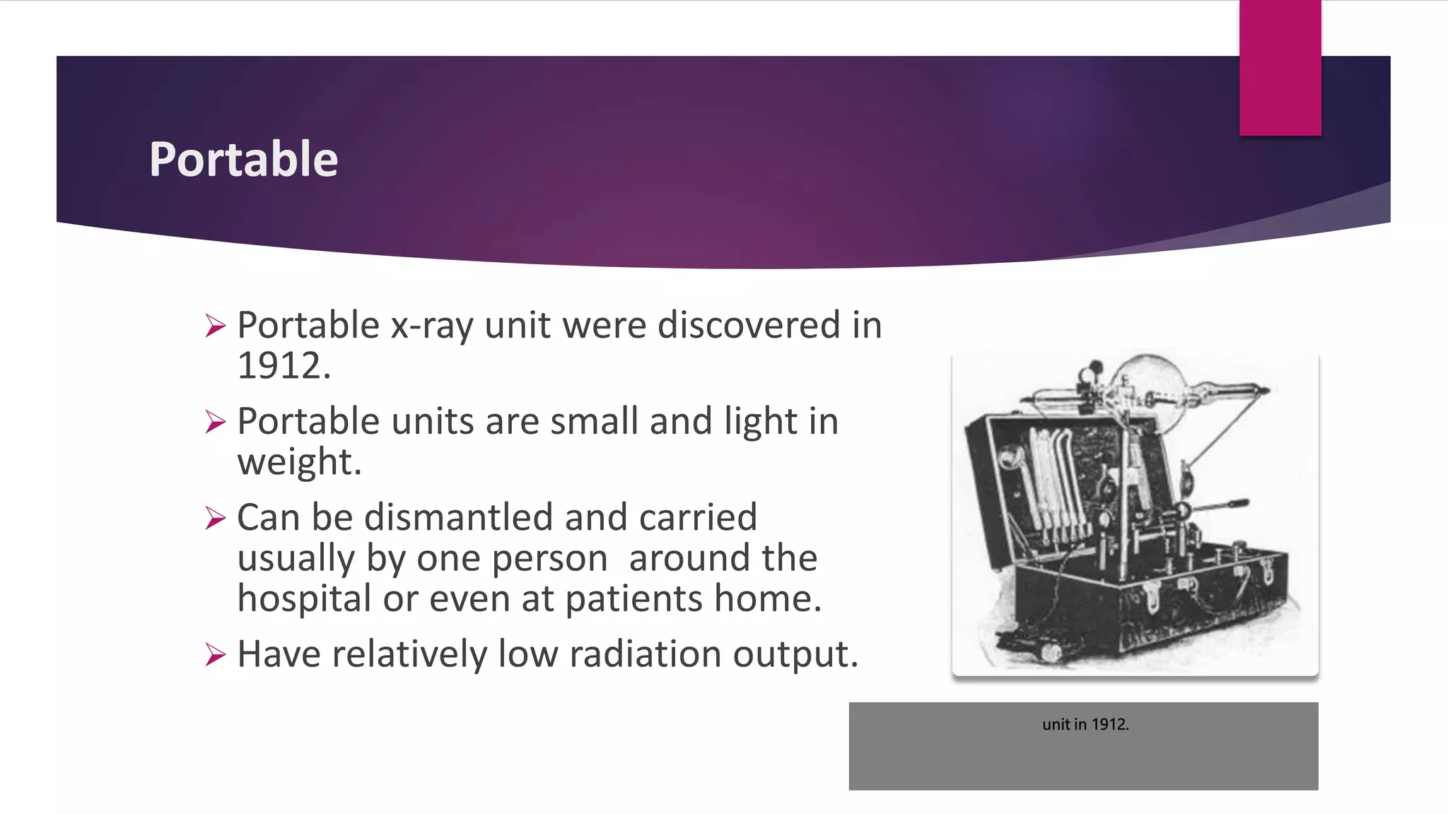 Portable and mobile radiographic equipments [Autosaved].pptx