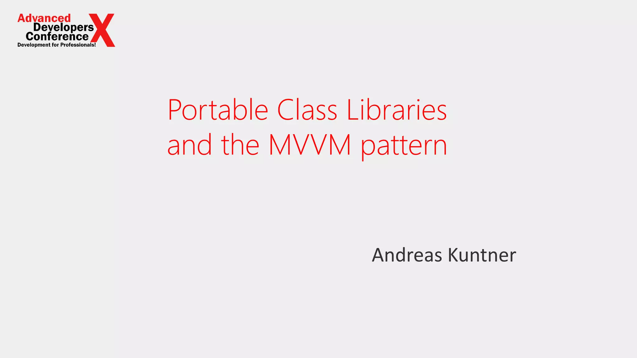 Portable Class Libraries and MVVM | PDF | Programming Languages | Computing