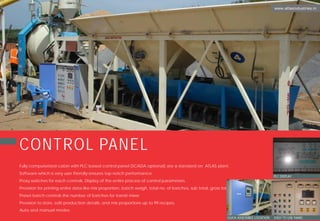 Portable concrete plant suppliers atlas industries | PDF