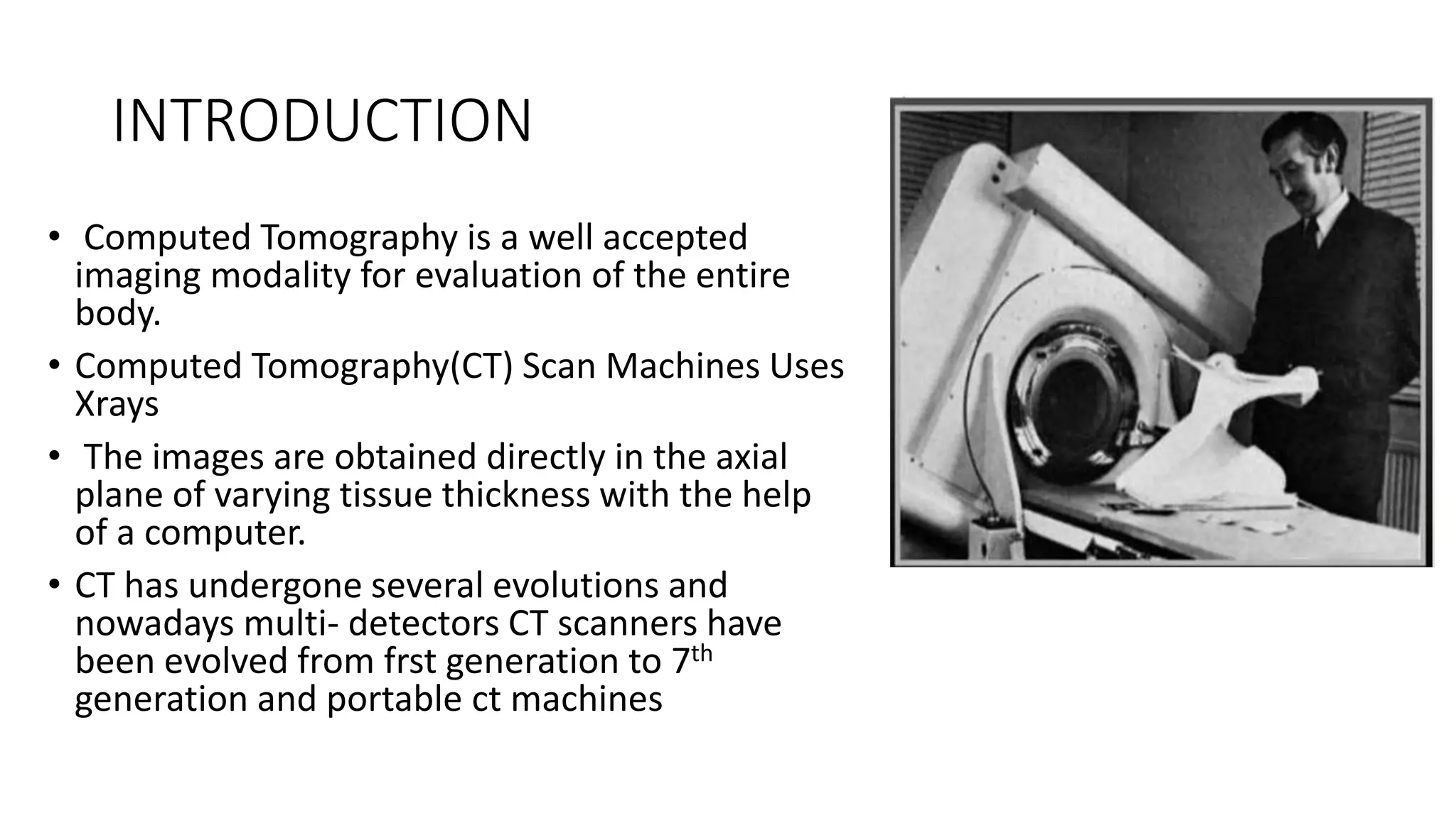 Portable ct mobile ct | PPTX