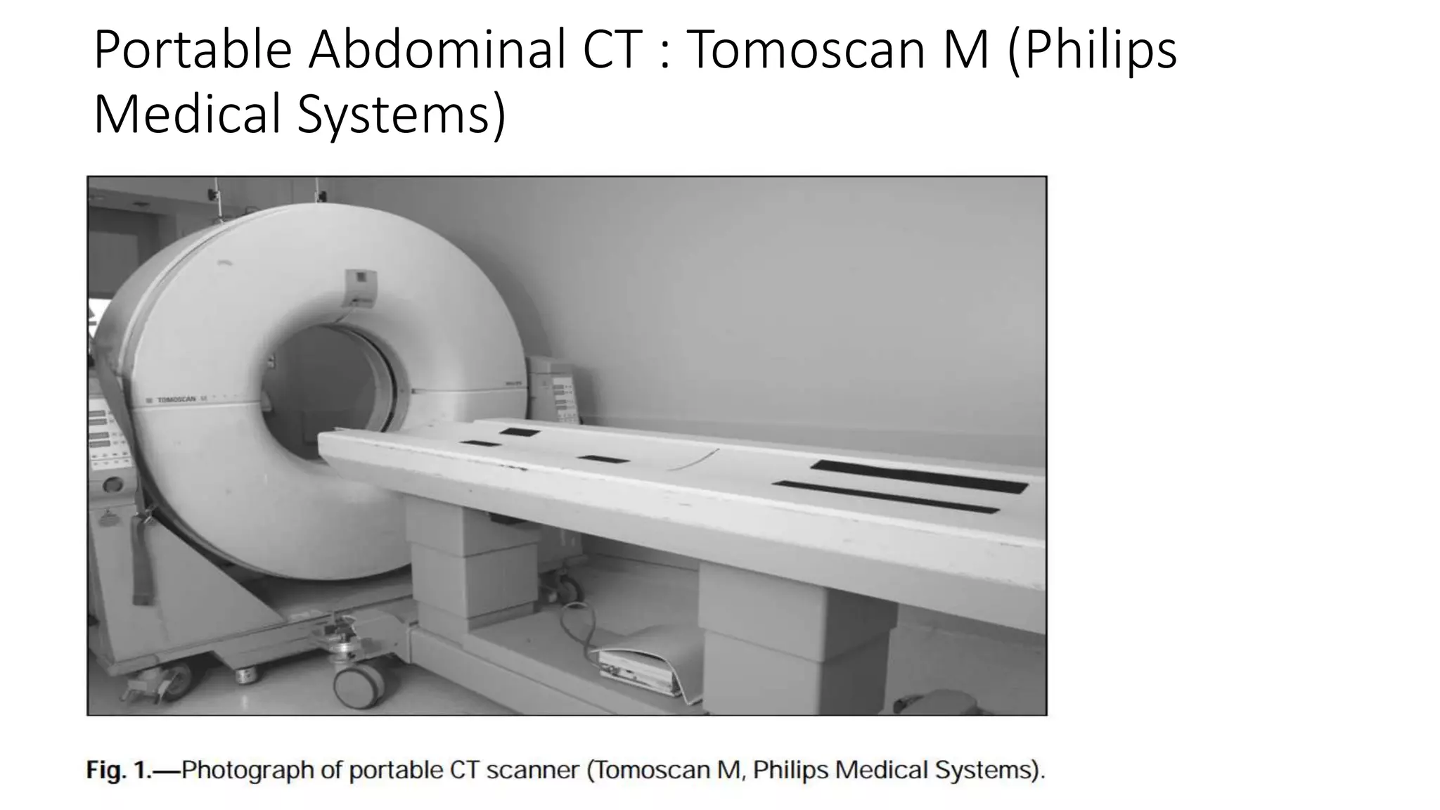 Portable ct mobile ct | PPTX